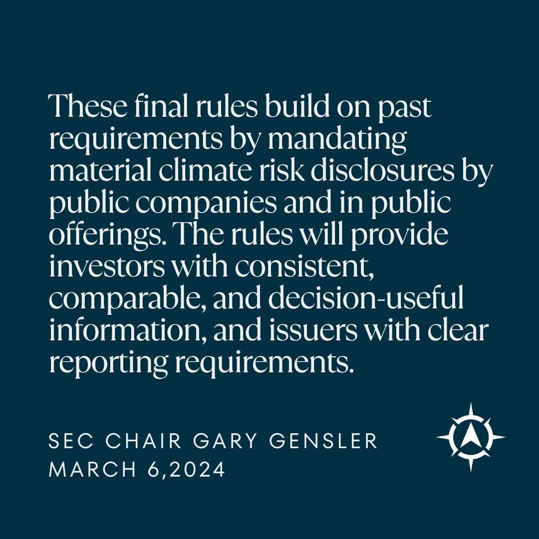 9 Key Takeaways from the SEC's New Climate Disclosure Rules